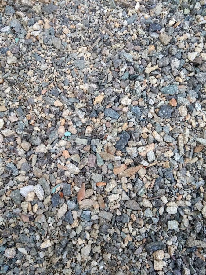 Texture, Small Stones Scattered in an Even Layer Stock Image - Image of ...