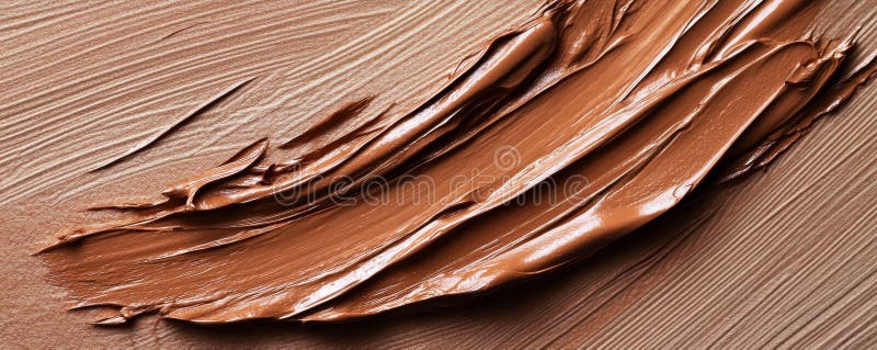 Texture of Smooth Chocolate Spread with Brush Strokes Stock Photo ...