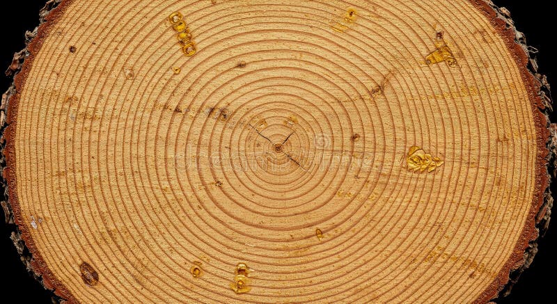 Smooth Pine Tree Stump Texture: Shallow Growth Rings and Subtle Natural ...
