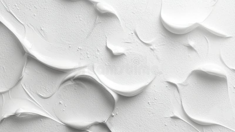 Texture of Smooth White Paint with Subtle Curves and Strokes Creating a ...
