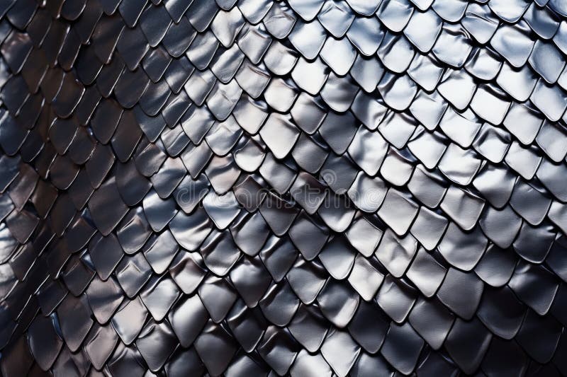 Texture of Snake or Dragon Gradient Silver and Metallic Scales Stock ...