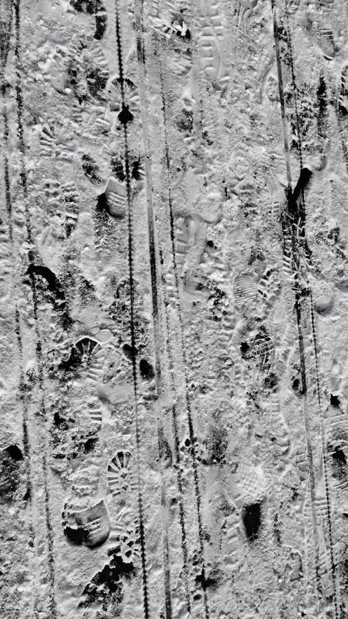 Texture Snow on Asphalt stock photo. Image of winter - 132280284