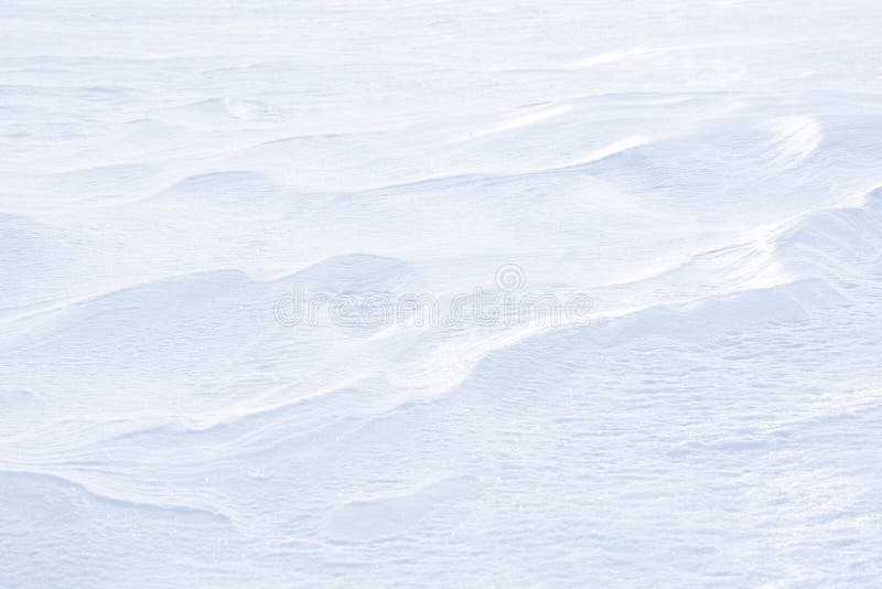 Texture of Snow after a Blizzard. Bad Weather Blizzard. Background ...