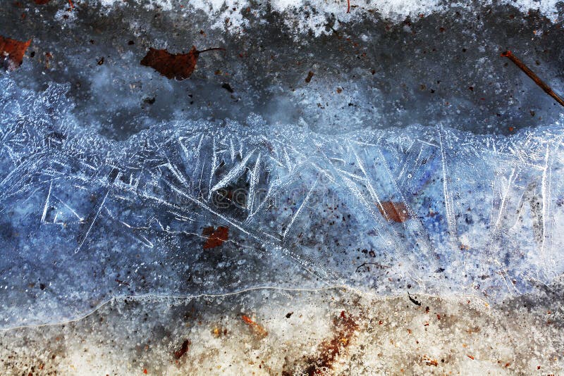 Texture of the Snow-covered Ground Stock Illustration - Illustration of ...