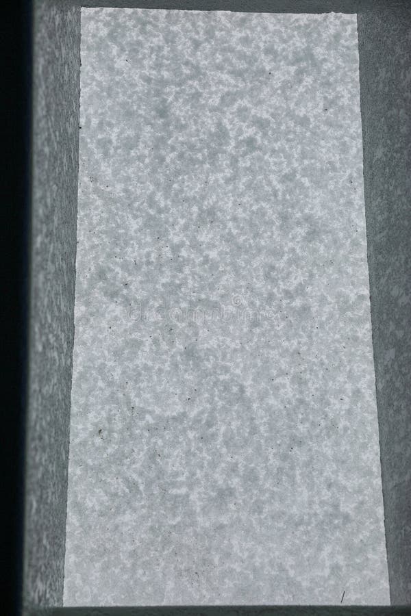 Texture of Snow Over Skylight Window Viewed from the Inside a House ...