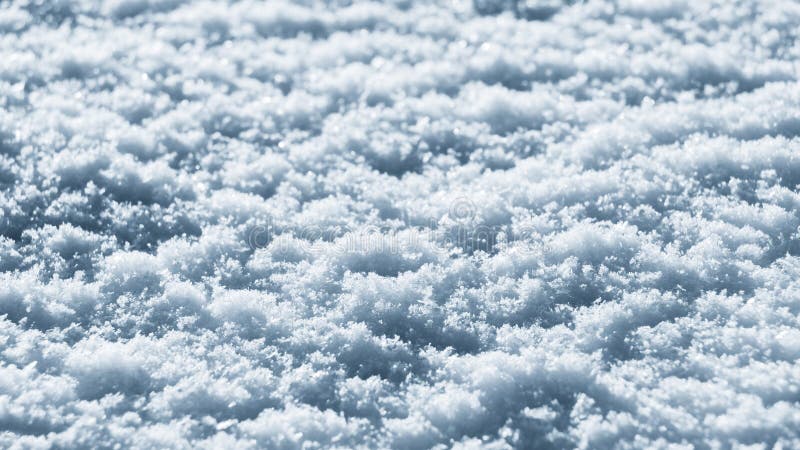 Texture of Snow in Sunny Weather. Snow Cover with Snow Crystals Stock ...