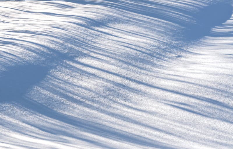 Texture Snowdrift Illuminated by the Sun with Wavy Shadows Stock Photo ...