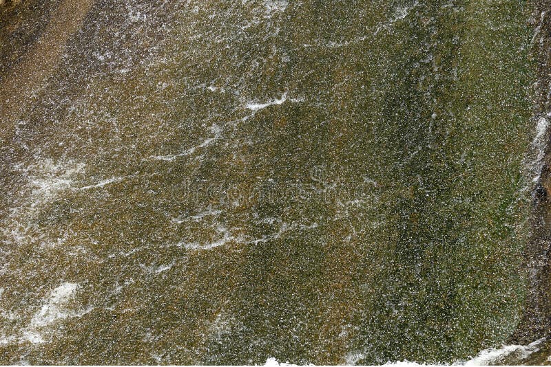 Texture Soapy Water Surface with Shampoo. Water with Foam Runs Along ...