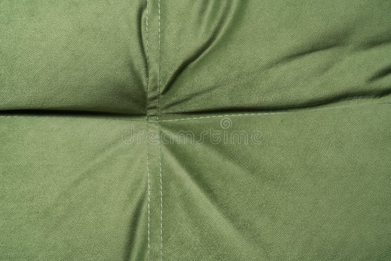 The Texture of the Sofa Fabric is Green. Close Stock Photo - Image of ...