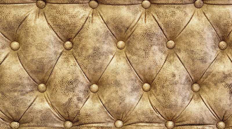 Texture of sofa leather stock photo. Image of knob, golden - 27063620