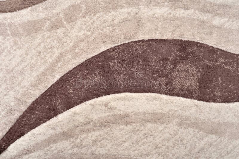 Modern Carpet with Curved Shapes Stock Image - Image of number ...