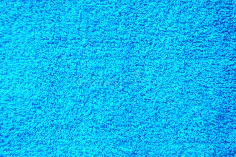 The Texture of a Soft Terry Cloth is Blue. Stock Photo - Image of ...