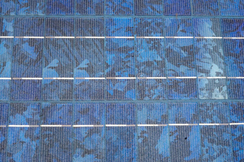 The Texture of the Solar Battery. Fragment of a Section of Solar ...