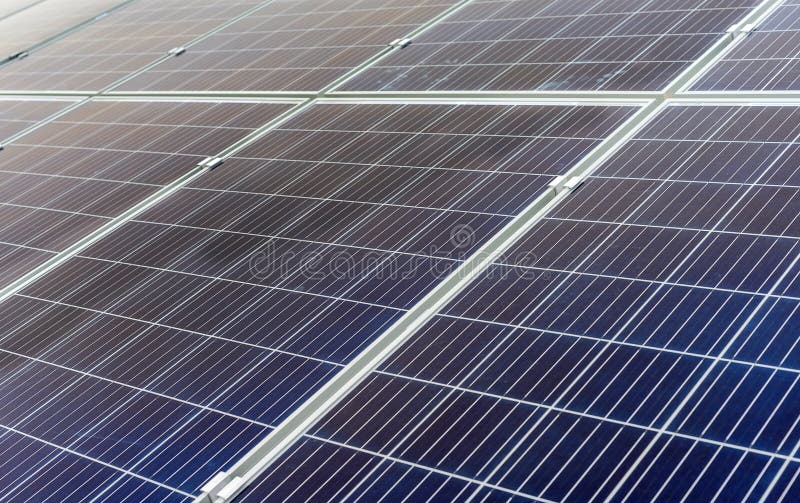 The Texture of the Solar Panels Stock Image - Image of glass, electric ...
