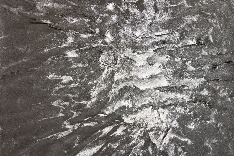 The Texture of Solidified Lava. Lava Flows of the Volcano. the Gray ...