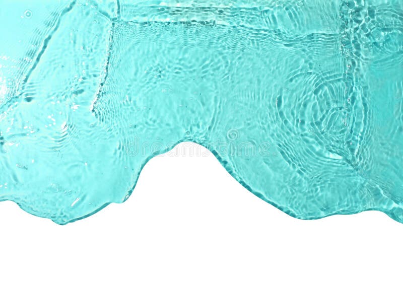 Texture of Splashing Clean Water on White Background Stock Photo ...
