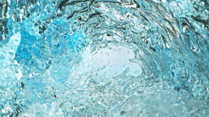 Texture of Splashing Water Surface, Tunnel Shape Stock Illustration ...
