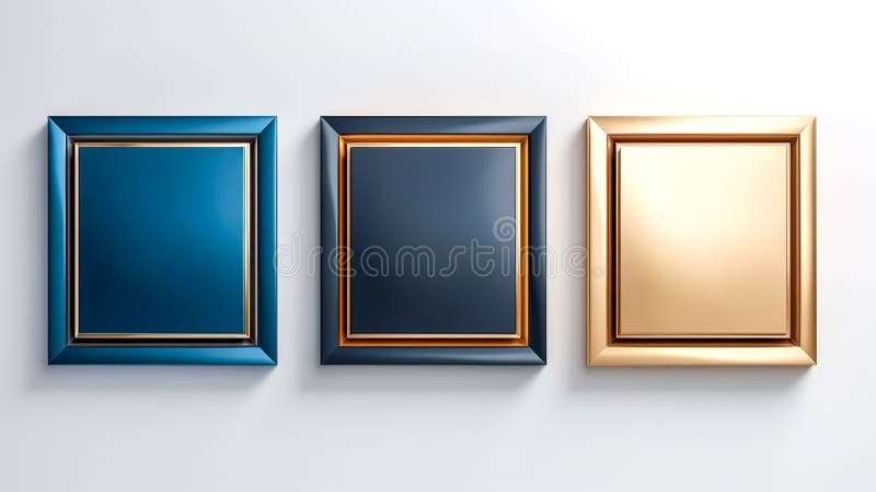Texture Square Plates Set, Palette Design Template. Stock Illustration ...