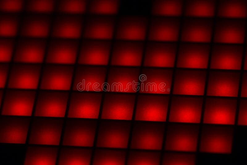 Texture of Square Red Pixels Closeup Stock Photo - Image of surface ...