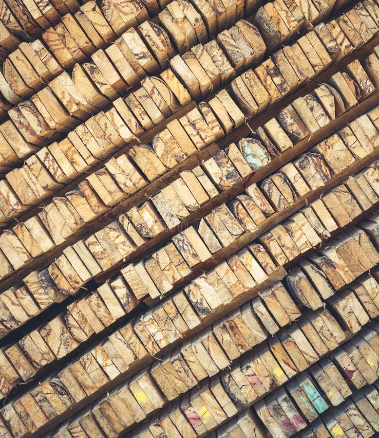 Texture Stack of Wood Logs for Background Stock Image - Image of forest ...