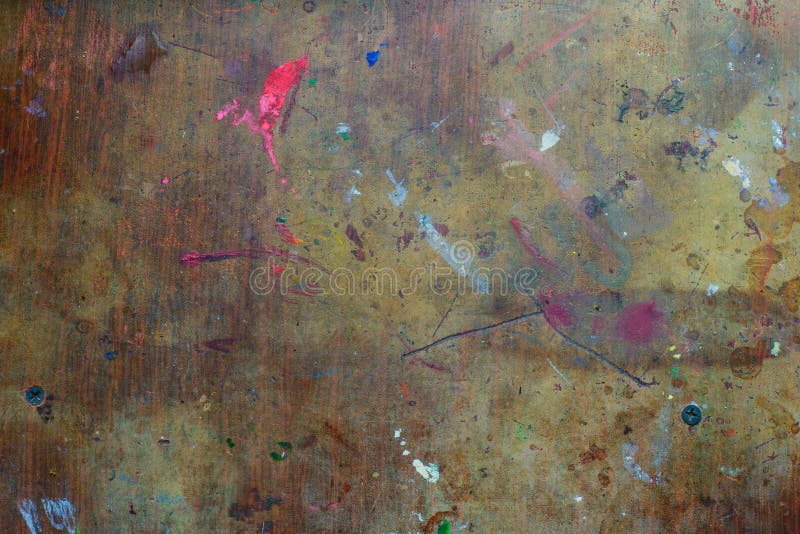 Texture of stained table stock image. Image of artist - 31636943