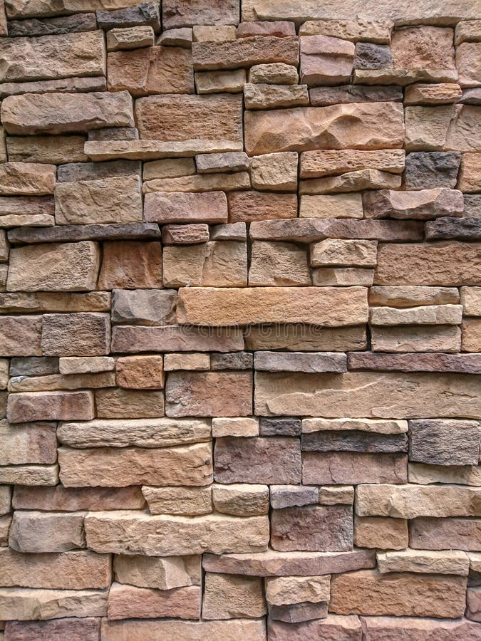 Texture of Stone Brick Wall Stock Image - Image of material ...