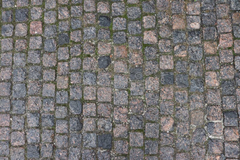 The Texture of the Stone Footpath. Stock Image - Image of grass, brick ...