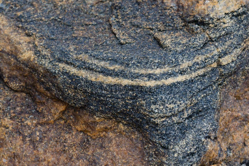 The Texture of the Stone.Granite,striped Pattern.Close Photographed ...