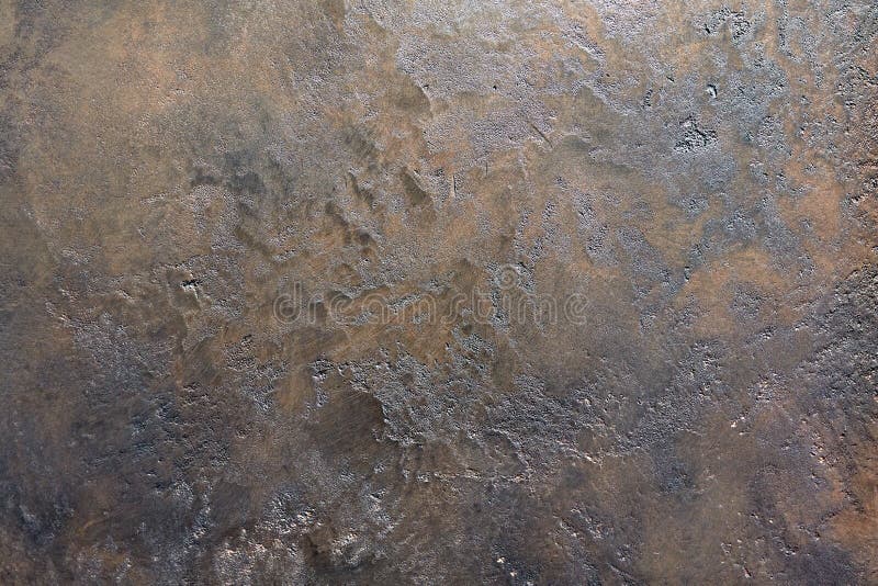 Texture of the Stone with Gray and Copper Colors with Interspersed ...