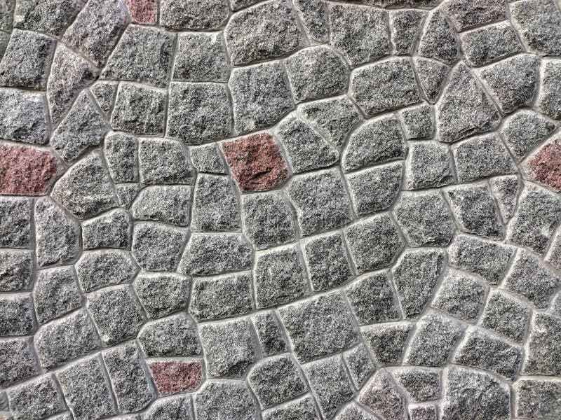 Texture Lined with Stone on the Wall, of Different Shapes and Shades ...