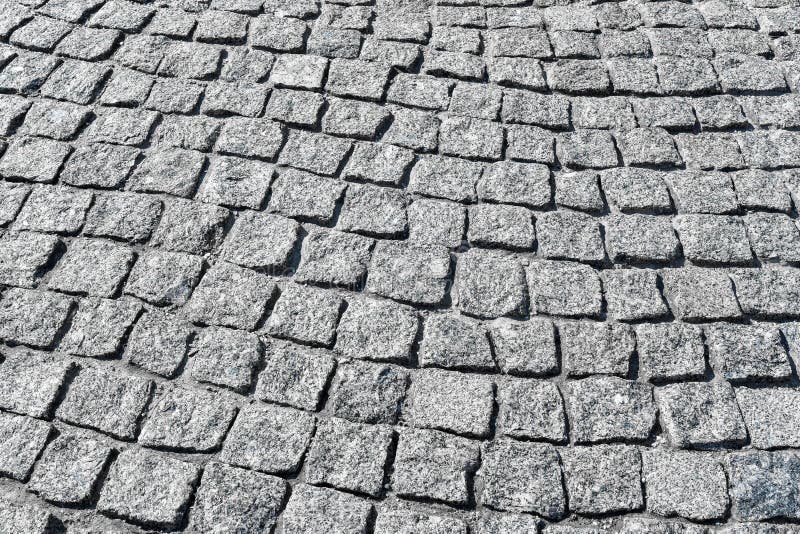 The Texture of a Stone Old Pavement with a Perspective. Stock Photo ...
