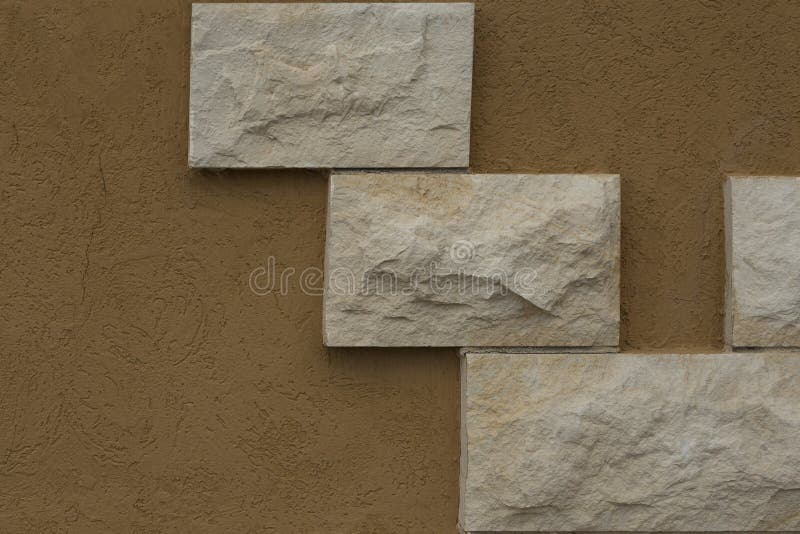 Texture of Stone and Plaster Stock Image - Image of brickwork, grey ...