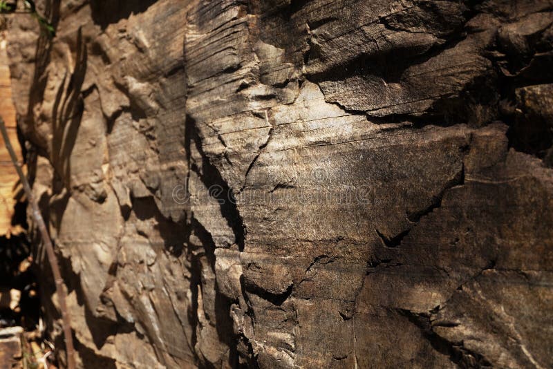 The Texture of Stone of the Rock on a Sunny Day with the Micro Shadows ...