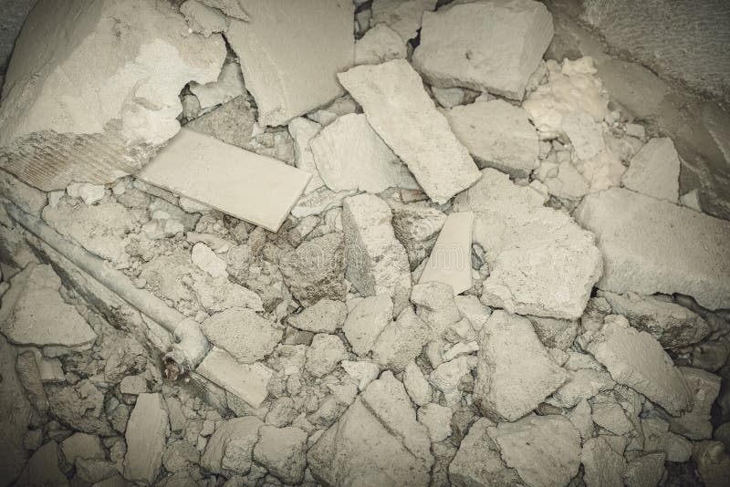 Texture of stone rubble. stock photo. Image of clay, destruction - 92875214
