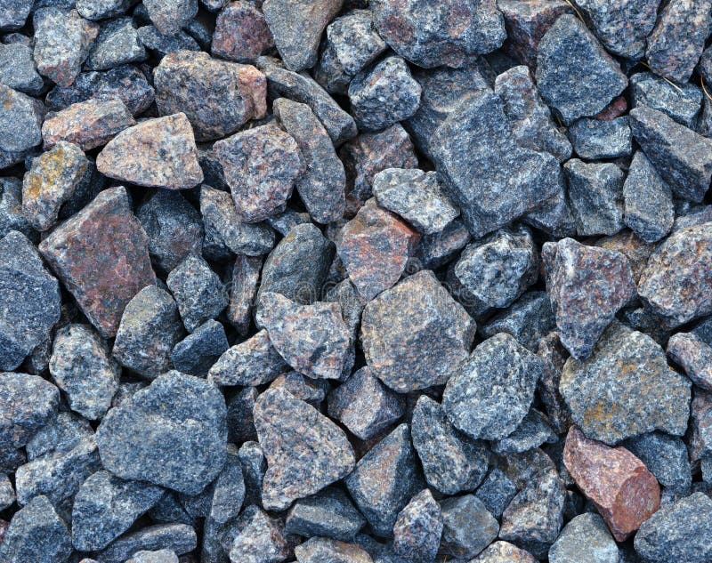 Texture of Stone Rubble, Surface with a Large Number Stones Stock Photo ...