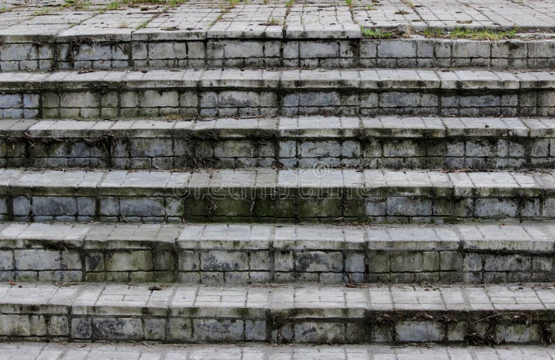 Texture Stone Steps Near the Building of the Old Manor Stock Image ...