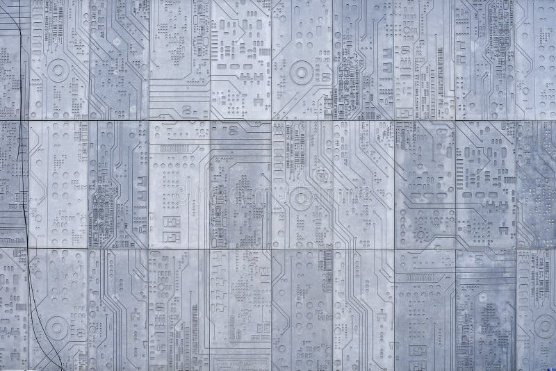 Texture Concrete Cemented Wall Tech Science Stock Photo - Image of ...