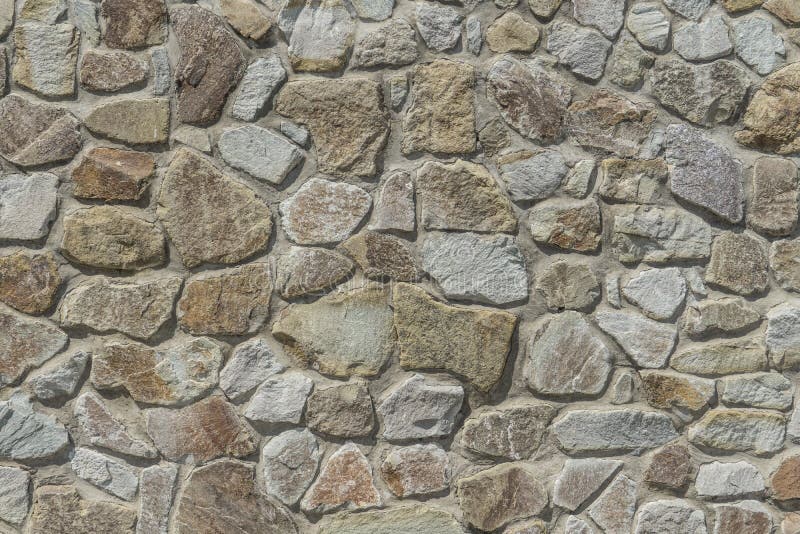 Texture of a Stone Wall of a Castle Stock Photo - Image of brown ...