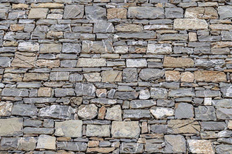 Dry stone wall stock image. Image of grey, backgrounds - 318504339