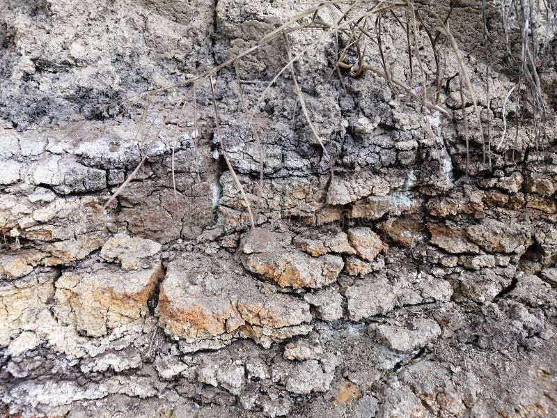 Texture of a Stone Wall. Hard Ground Wall Texture Background Stock ...