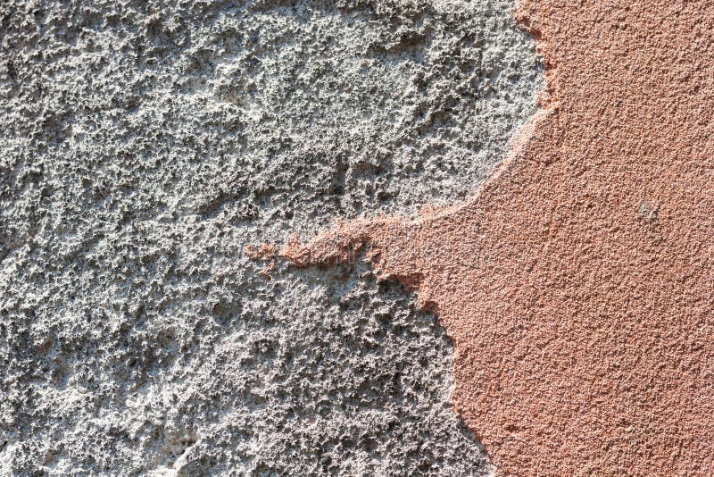 Texture of a Stone Wall of an Old Building with Crumbling Plaster ...