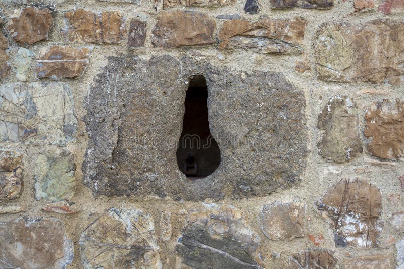 Texture of Stone Wall. Old Castel Wall, Texture Background. Italy Stock ...