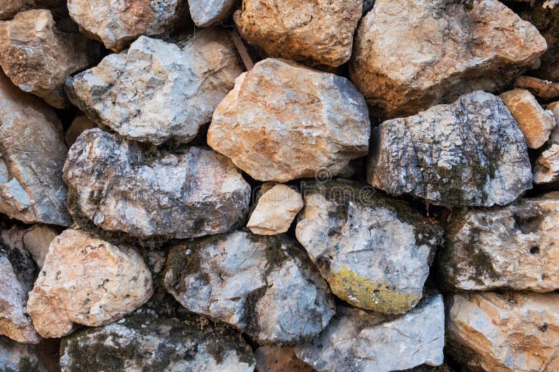 Texture of a Stone Wall. Old Castle Stone Wall Texture Background Stock ...