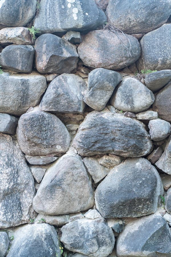 Texture of a Stone Wall. Old Castle Stone Wall Texture Background ...