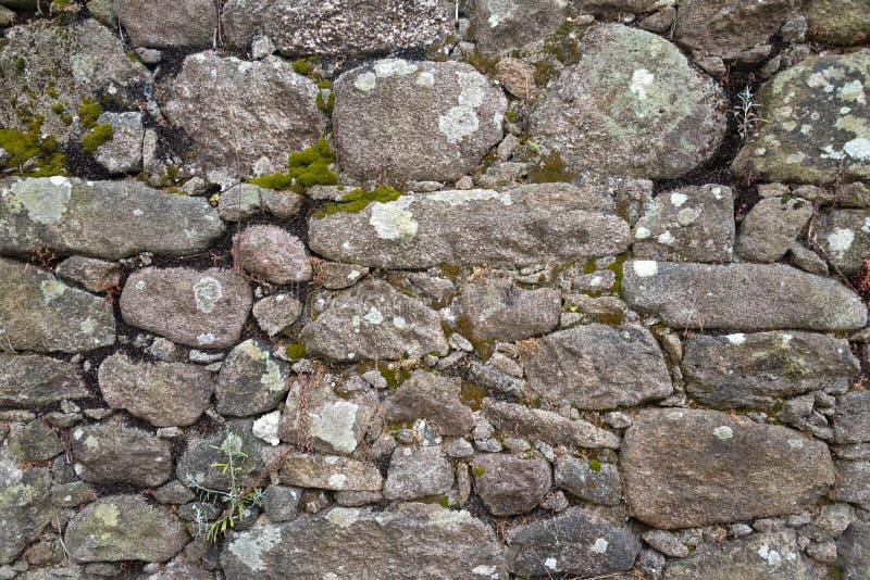 Texture of a Stone Wall. Old Castle Stone Wall Background. Wall Made of ...