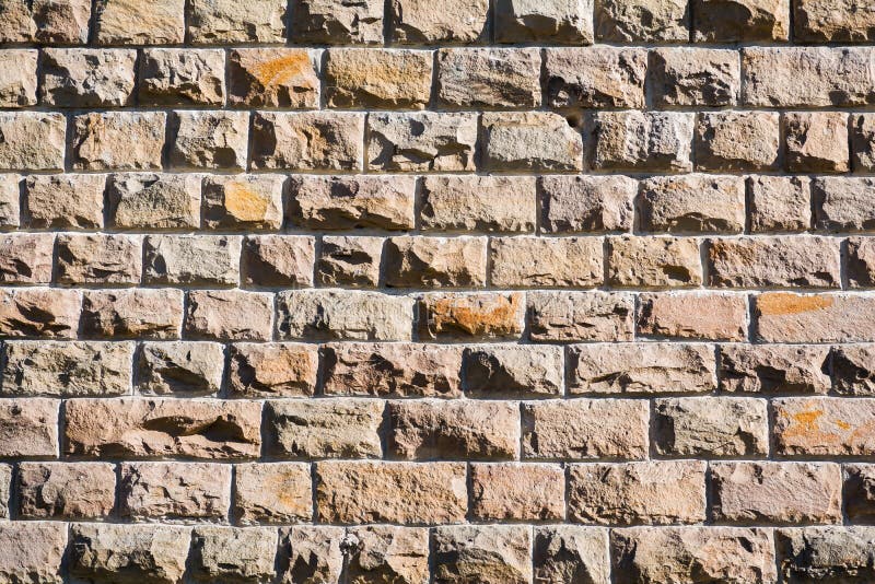 The Texture of a Stone Wall of Rectangular Stones Stock Image - Image ...