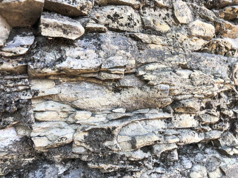 The Texture of the Stone Wall of Sharp Cracked Convex Rough Natural ...