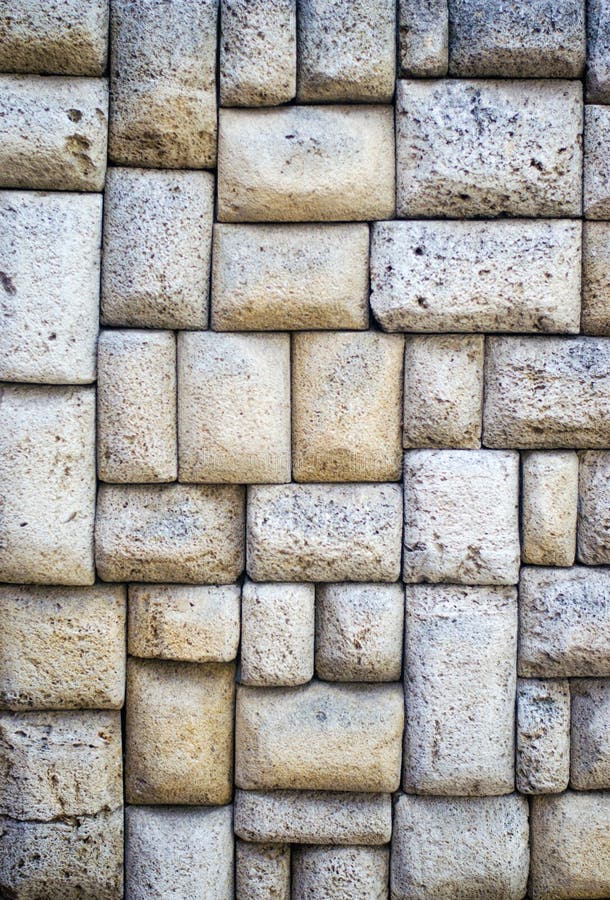 The Texture of the Stone Wall. Stone in the Section. Limestone Stock ...