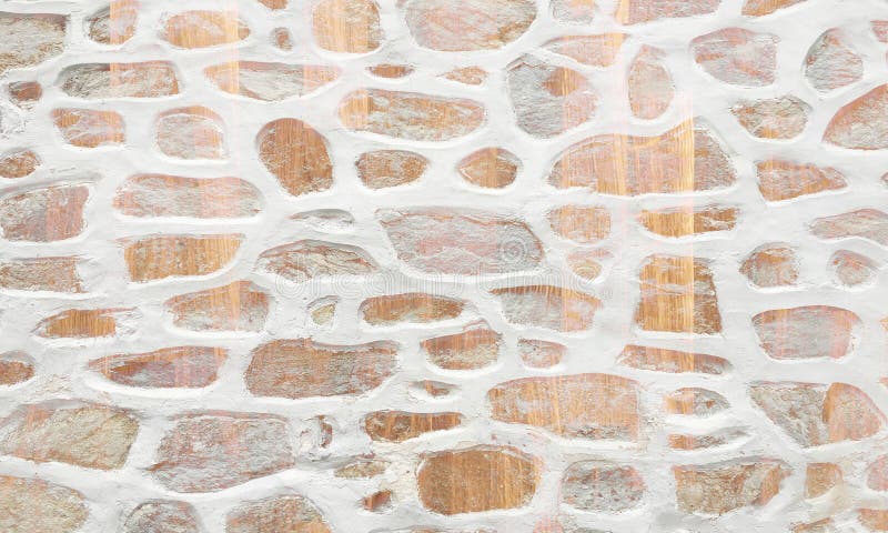 Texture of a Stone Wood Wall. Old Castle Stone Wooden Wall Texture ...