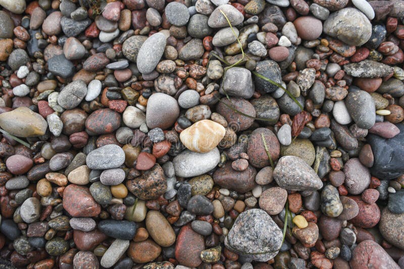 Texture of Stones on the Beach on the Coast of the Baltic Sea Stock ...